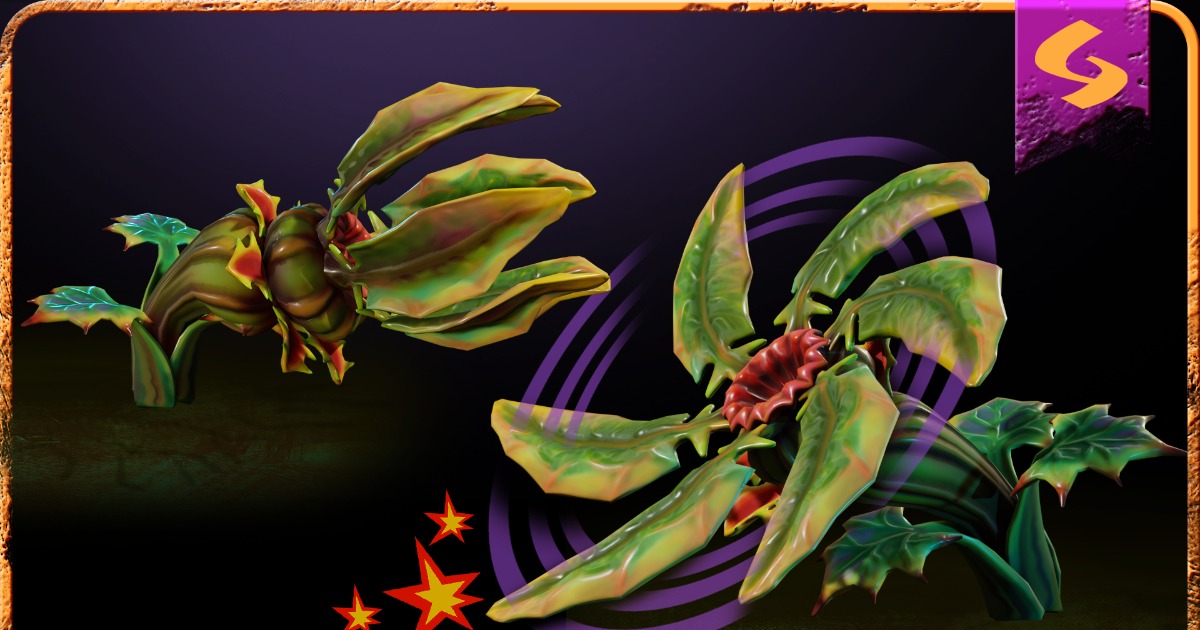 Blade Vortex wild plant | 3D Creatures | Unity Asset Store