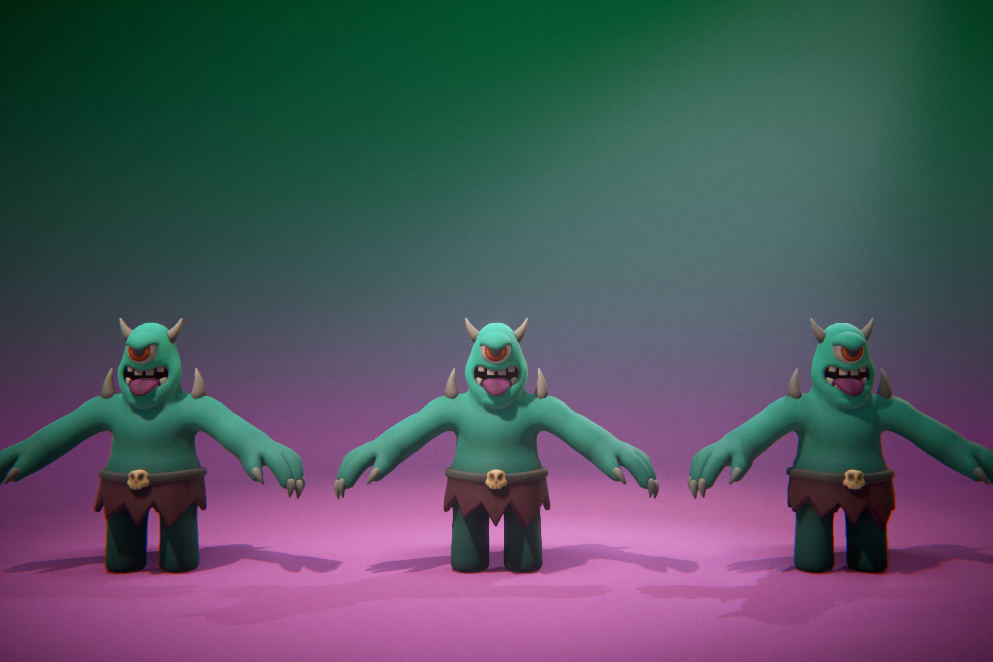 Ogre Cyclops LV3 - Character + Animations | 3D Characters | Unity Asset ...