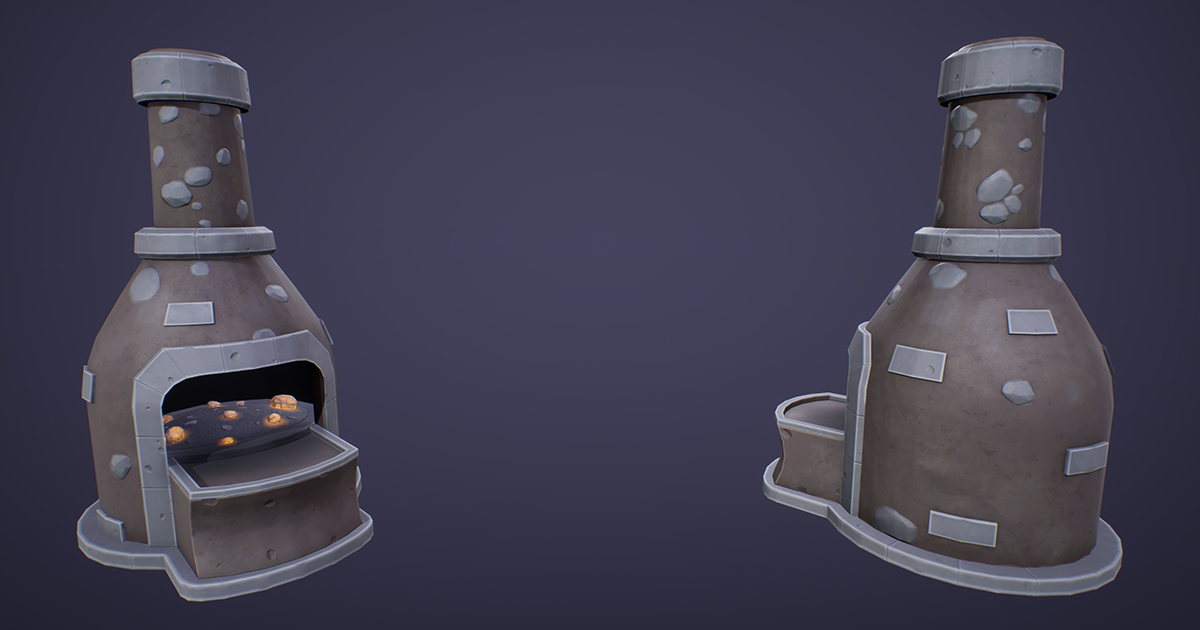 Stylized Medieval Furnace | 3D Props | Unity Asset Store