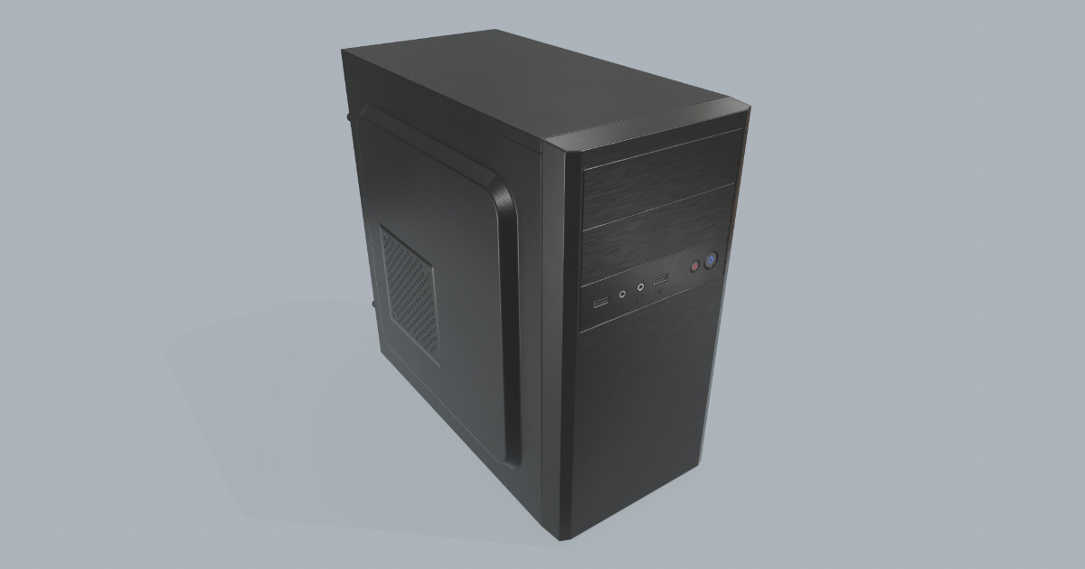 Computer Tower 02 | 3D Electronics | Unity Asset Store