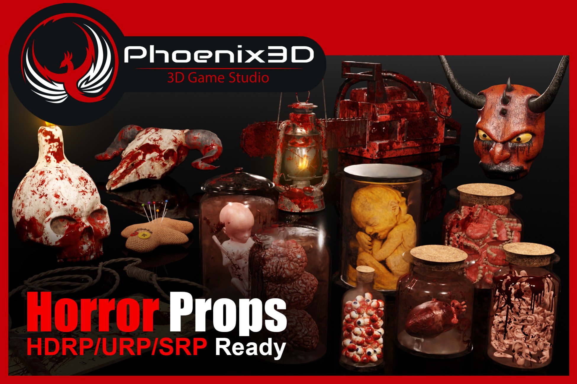 P3D: Horror Props | 3D Props | Unity Asset Store