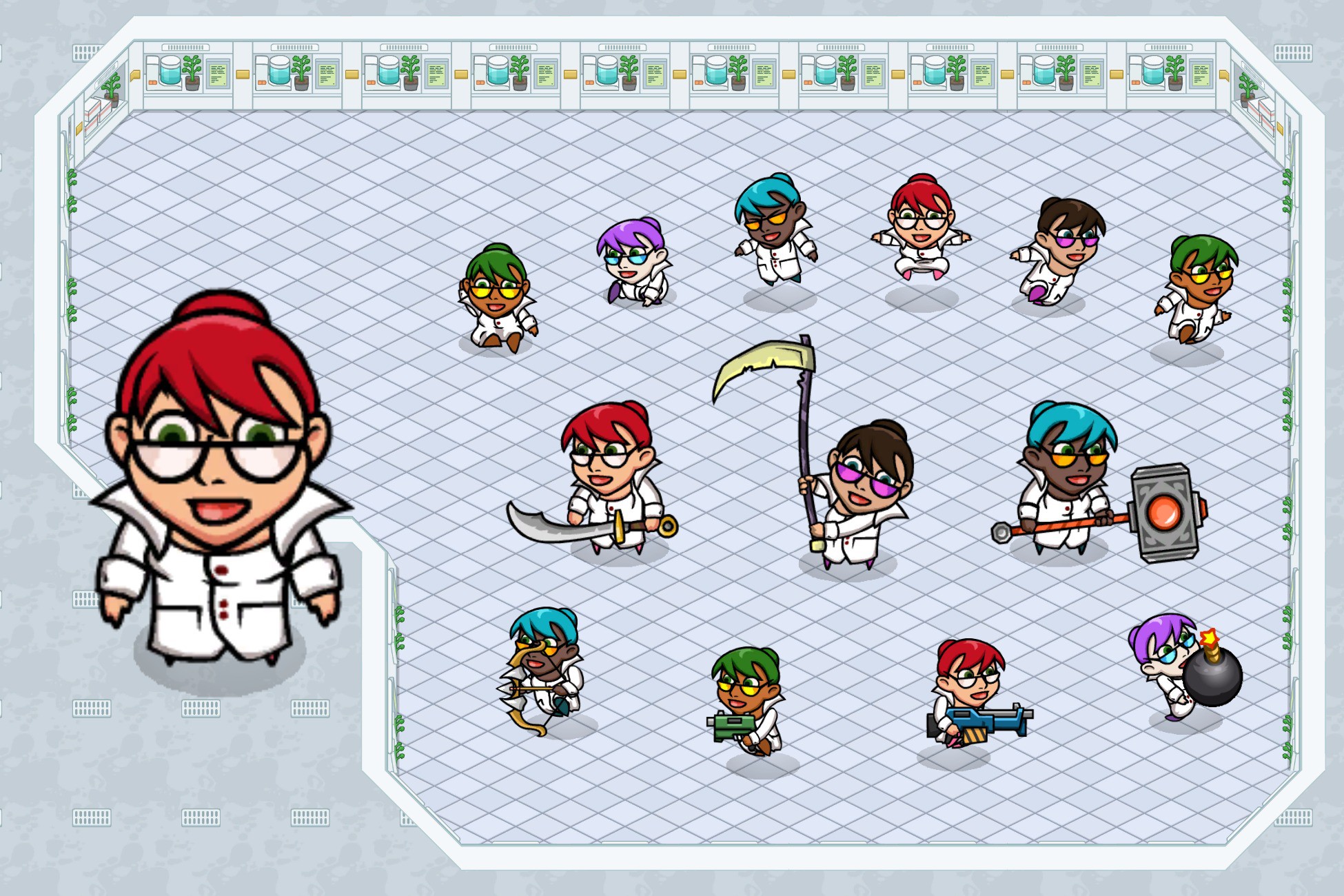 2D Character - Scientist | 2D Characters | Unity Asset Store