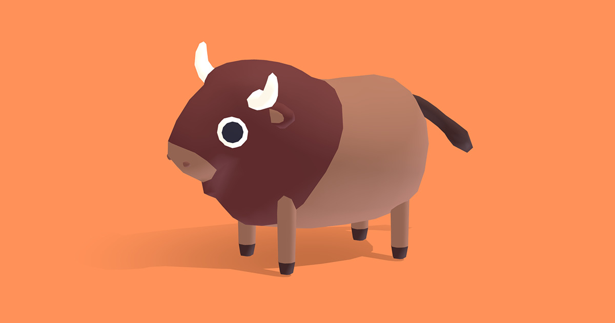 Bison - Quirky Series | Characters | Unity Asset Store