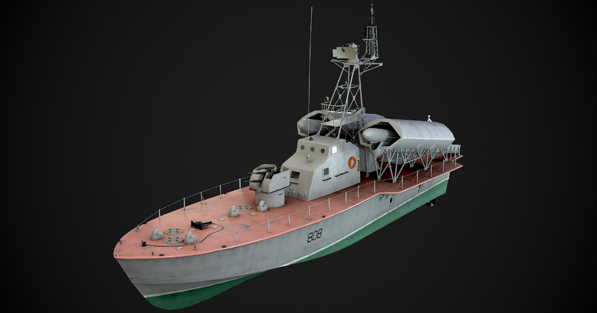 Project 183R (missile boat) | 3D Sea | Unity Asset Store