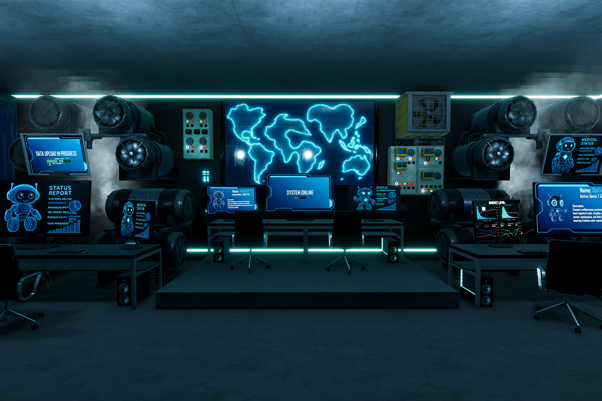 SciFi Control Room (URP) | 3D Sci-Fi | Unity Asset Store