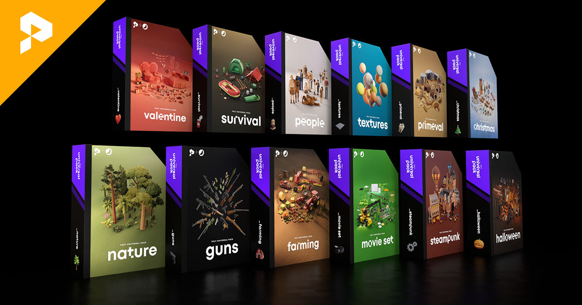 Poly Universal Pack | 3D Props | Unity Asset Store
