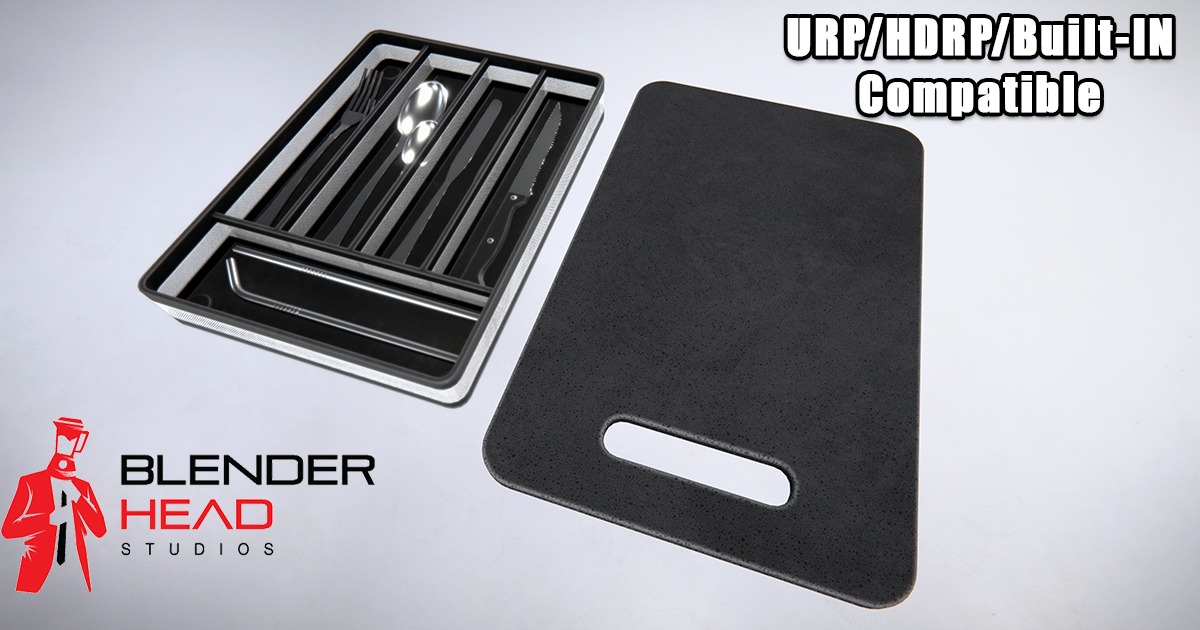 Kitchen Cutlery 3D Asset Pack URP/HDRP/Built-In Supported - BHS | 3D ...