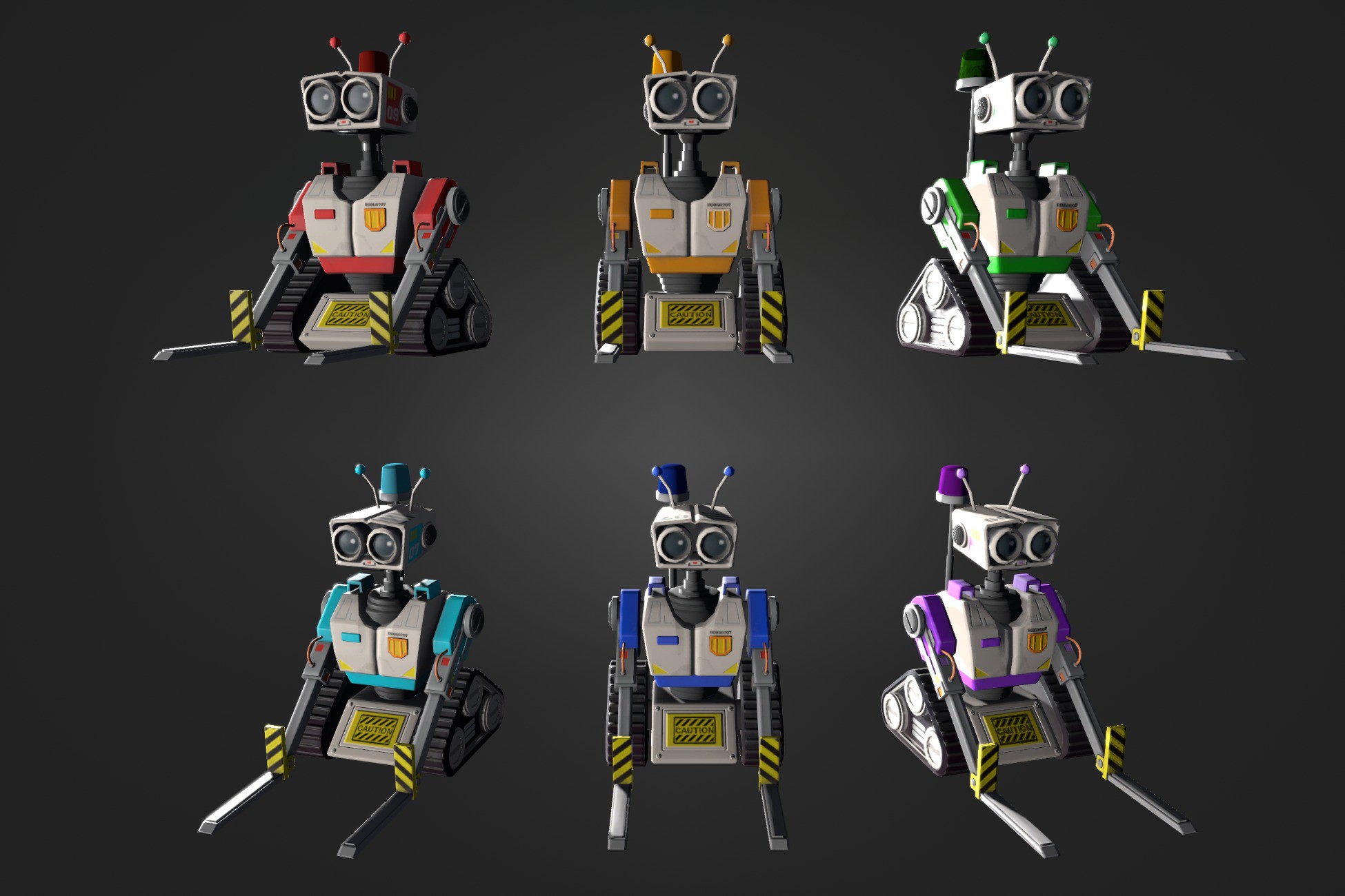 Amz-Robots | 3D Props | Unity Asset Store