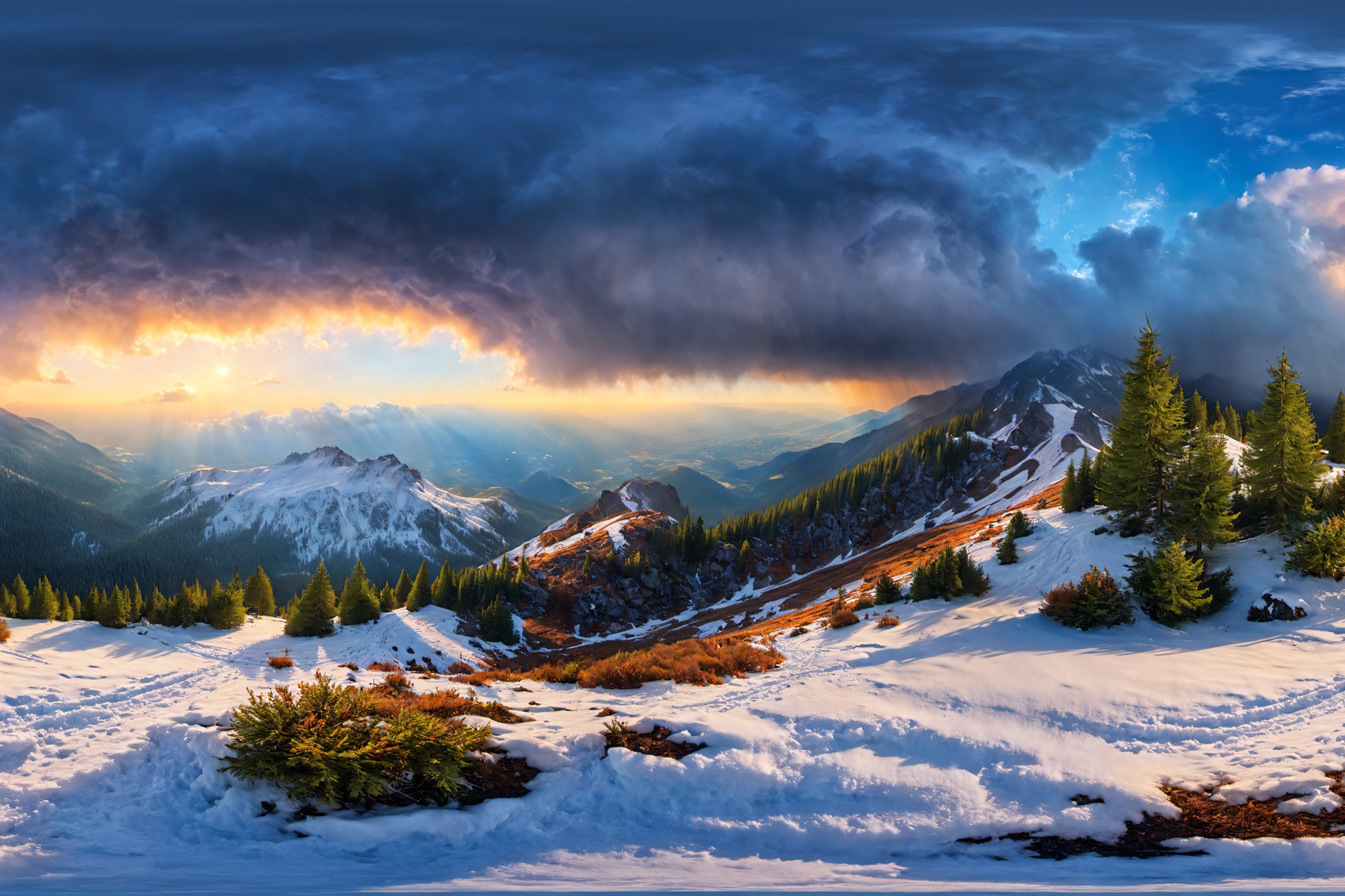 HDRI Winter Nature Panoramas | 2D Sky | Unity Asset Store