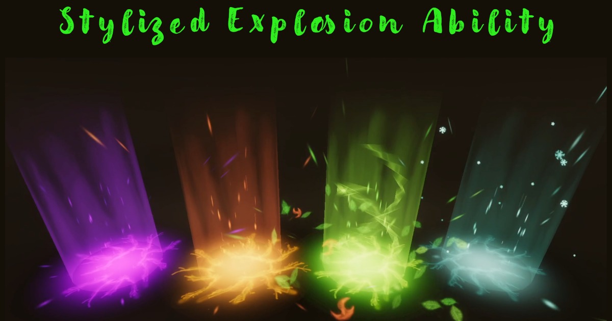 Stylized Explosion Ability | Spells | Unity Asset Store