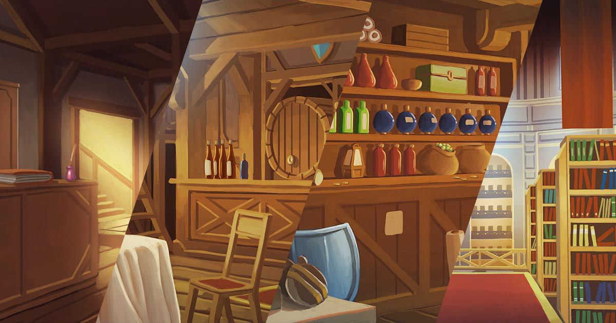 Indoor RPG Background Pack | 2D Textures & Materials | Unity Asset Store