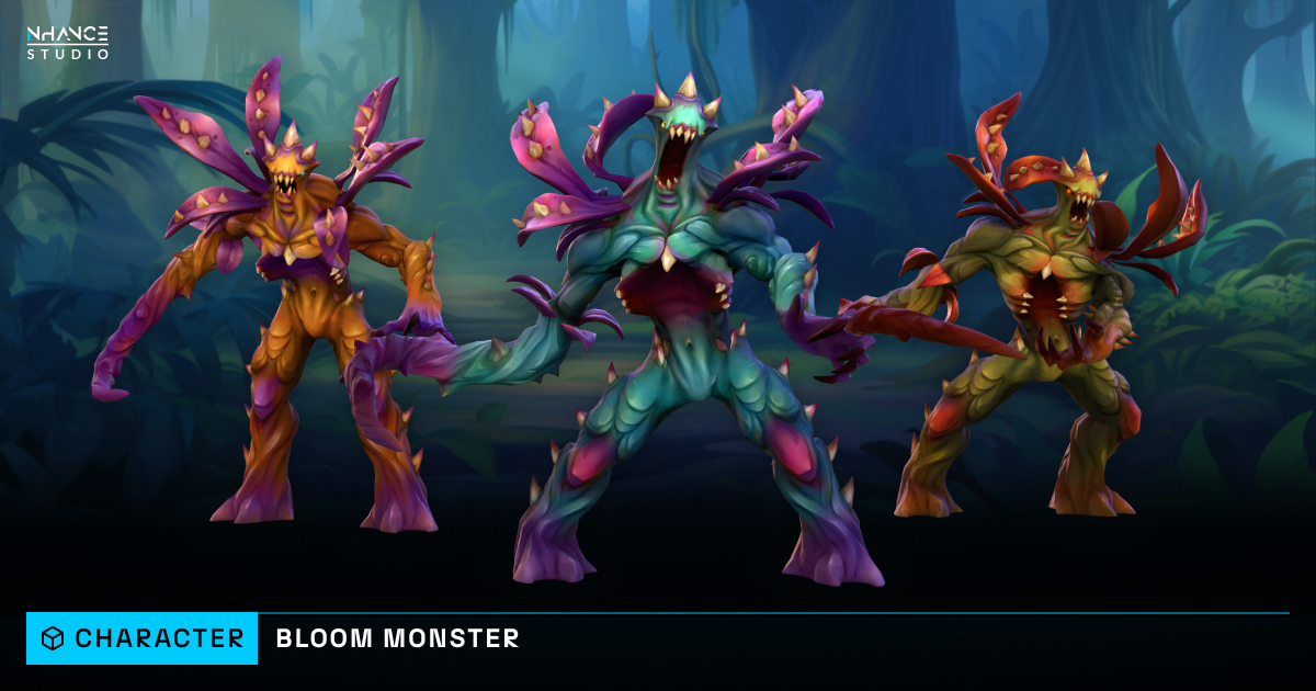 Stylized Fantasy Bloom Monster | 캐릭터 | Unity Asset Store