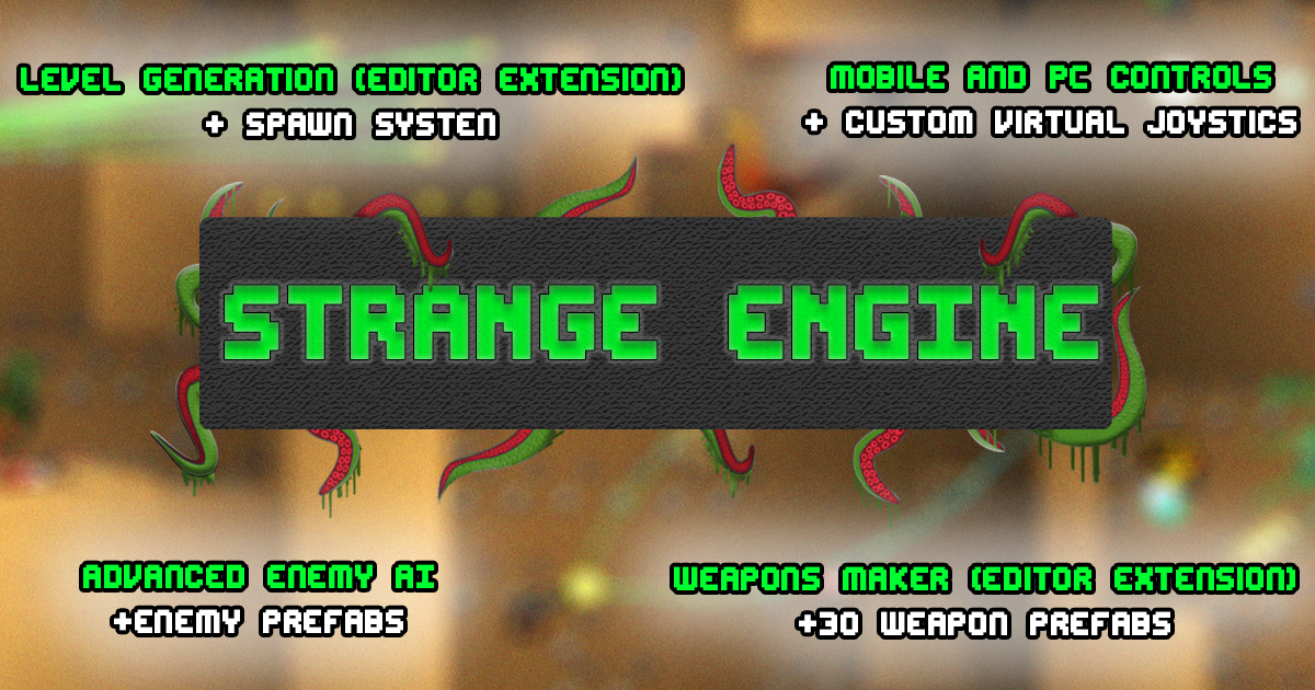 Strange Engine 2d Top Down Kit Game Toolkits Unity Asset Store