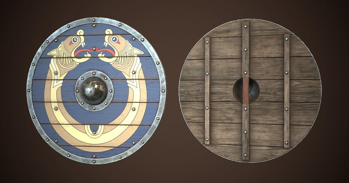 Viking Shield 21 | 3D Weapons | Unity Asset Store