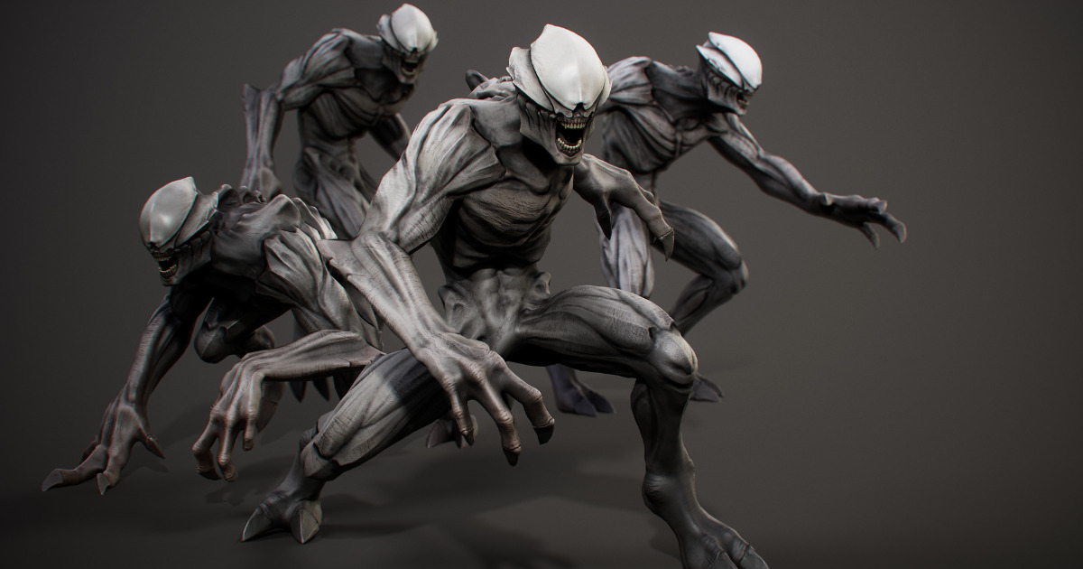 Horror Demon Beast Creature | 3D Creatures | Unity Asset Store