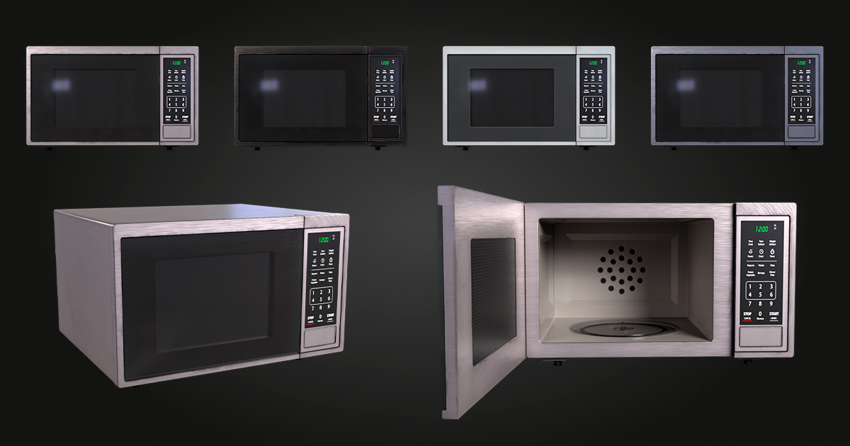 Microwave Vol. 1 | 3D Props | Unity Asset Store