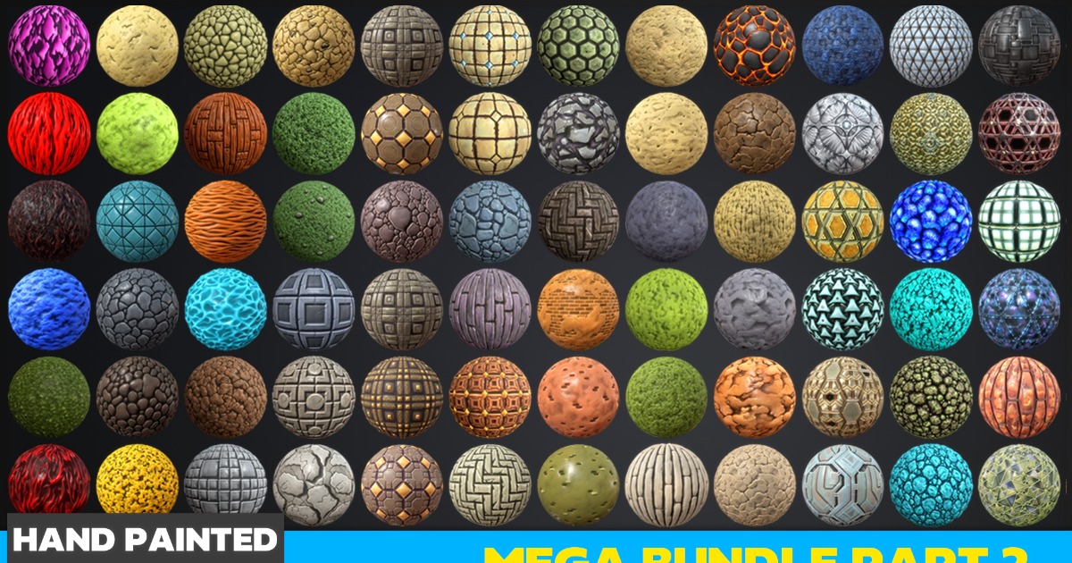 Ultimate Texture Collection - Mega Bundle Part 2 | 2D Textures ...