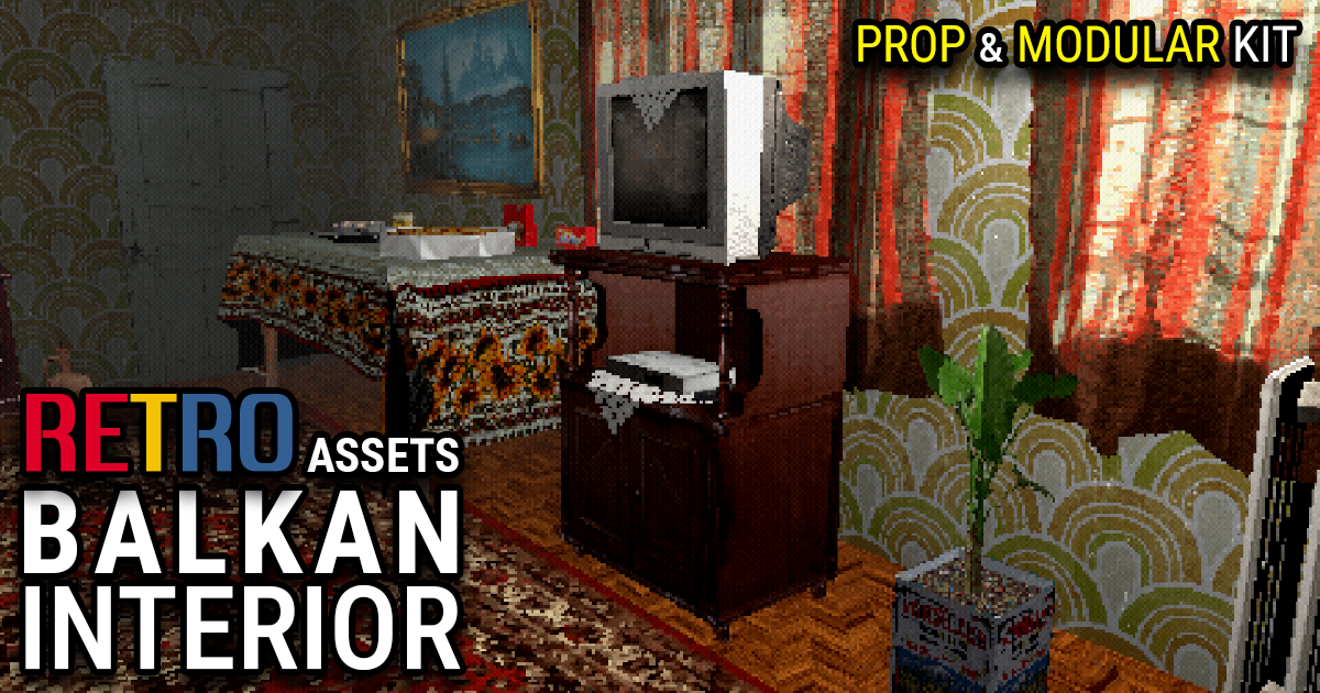 Retro Assets - Balkan Architecture and Props | 3D Environments | Unity ...
