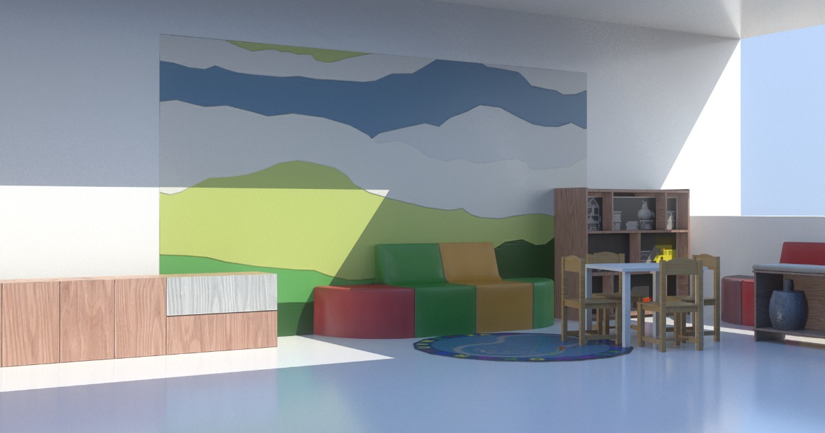 Furniture Children Room LP | 3D Interior | Unity Asset Store