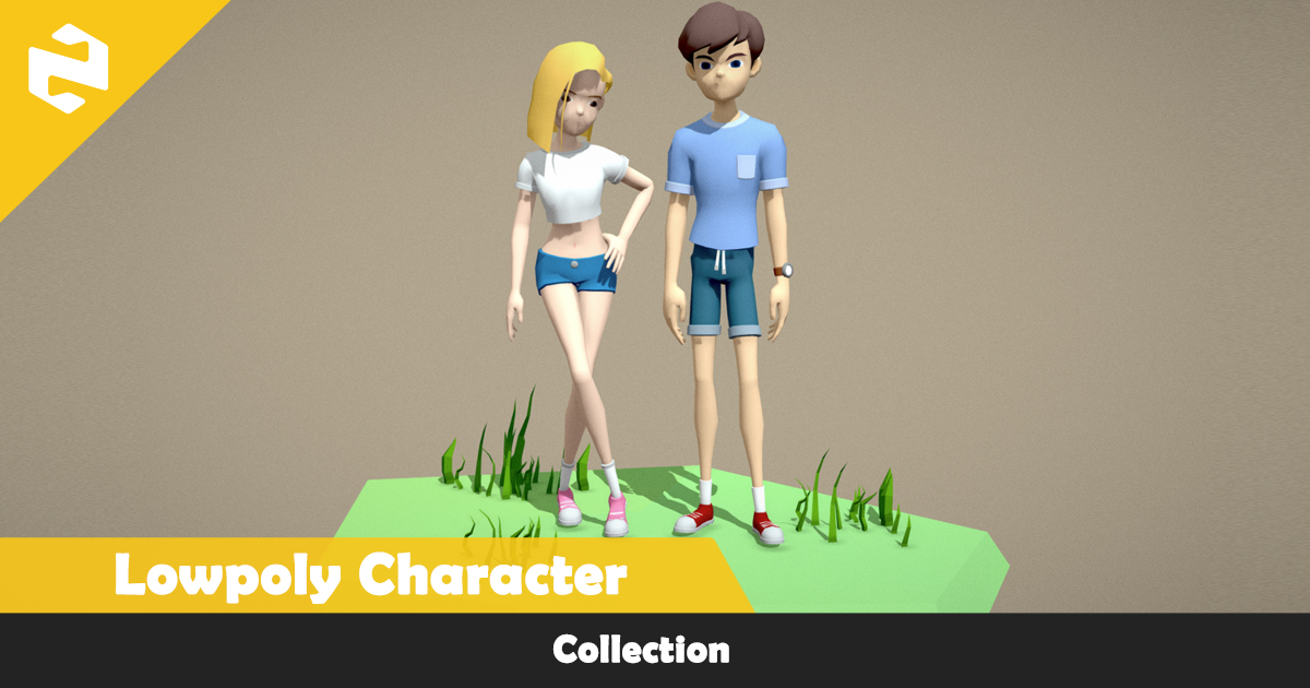 Lowpoly Character Collection | 3D Characters | Unity Asset Store