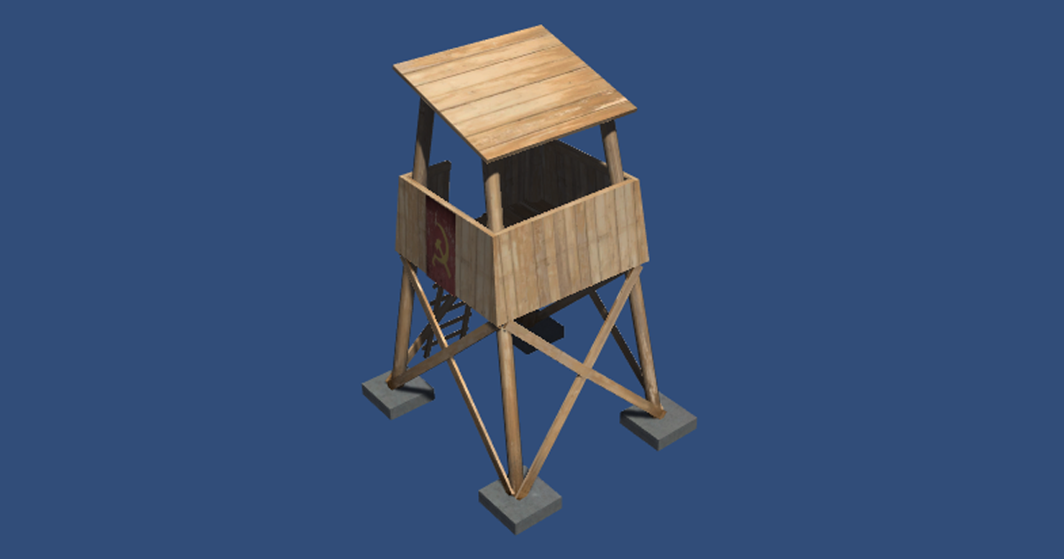 Soviet Watchtower | 3D Historic | Unity Asset Store