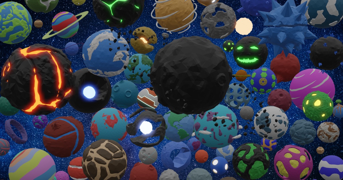 LowPoly Planets Pack | 3D Props | Unity Asset Store