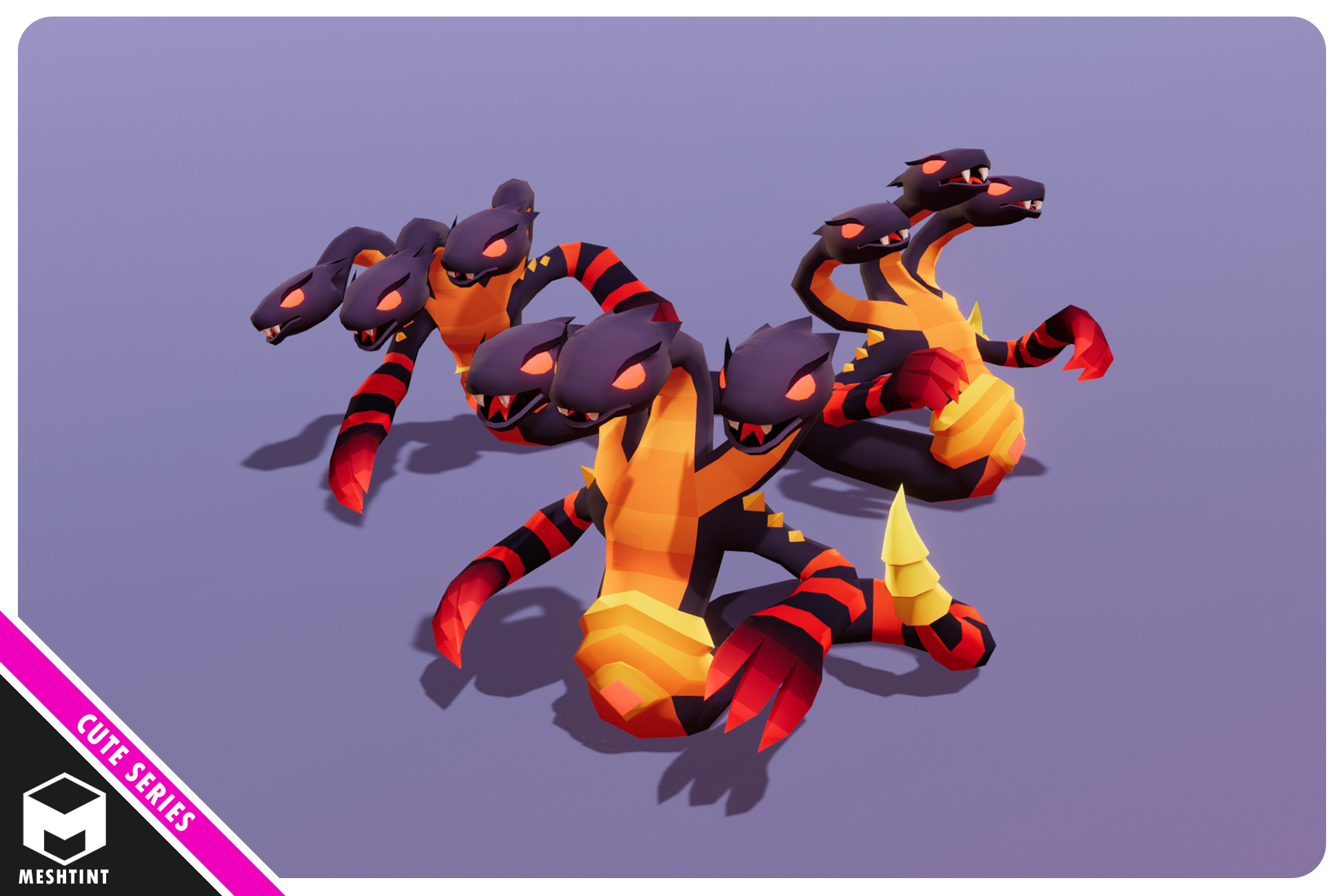 Snake Naga Cute Series | 3D Creatures | Unity Asset Store