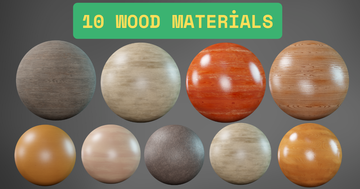 Varnished Wood Materials | 2D Wood | Unity Asset Store