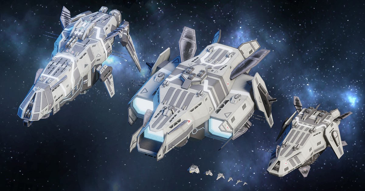 Spaceship Fleet II Collection | 3D Space | Unity Asset Store