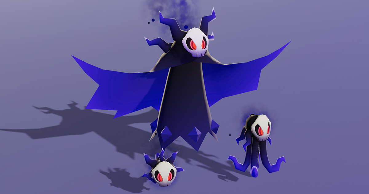 Death Nightmare Mage Evolution Pack Cute Series | 3D Creatures | Unity ...