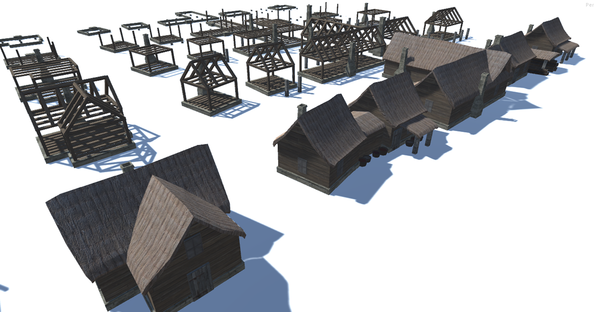 RTS buildings and Stages | 3D Fantasy | Unity Asset Store