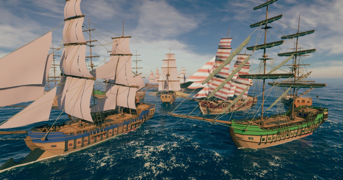 Stylized Pirate Ship - By Yorakeys | 3D Sea | Unity Asset Store
