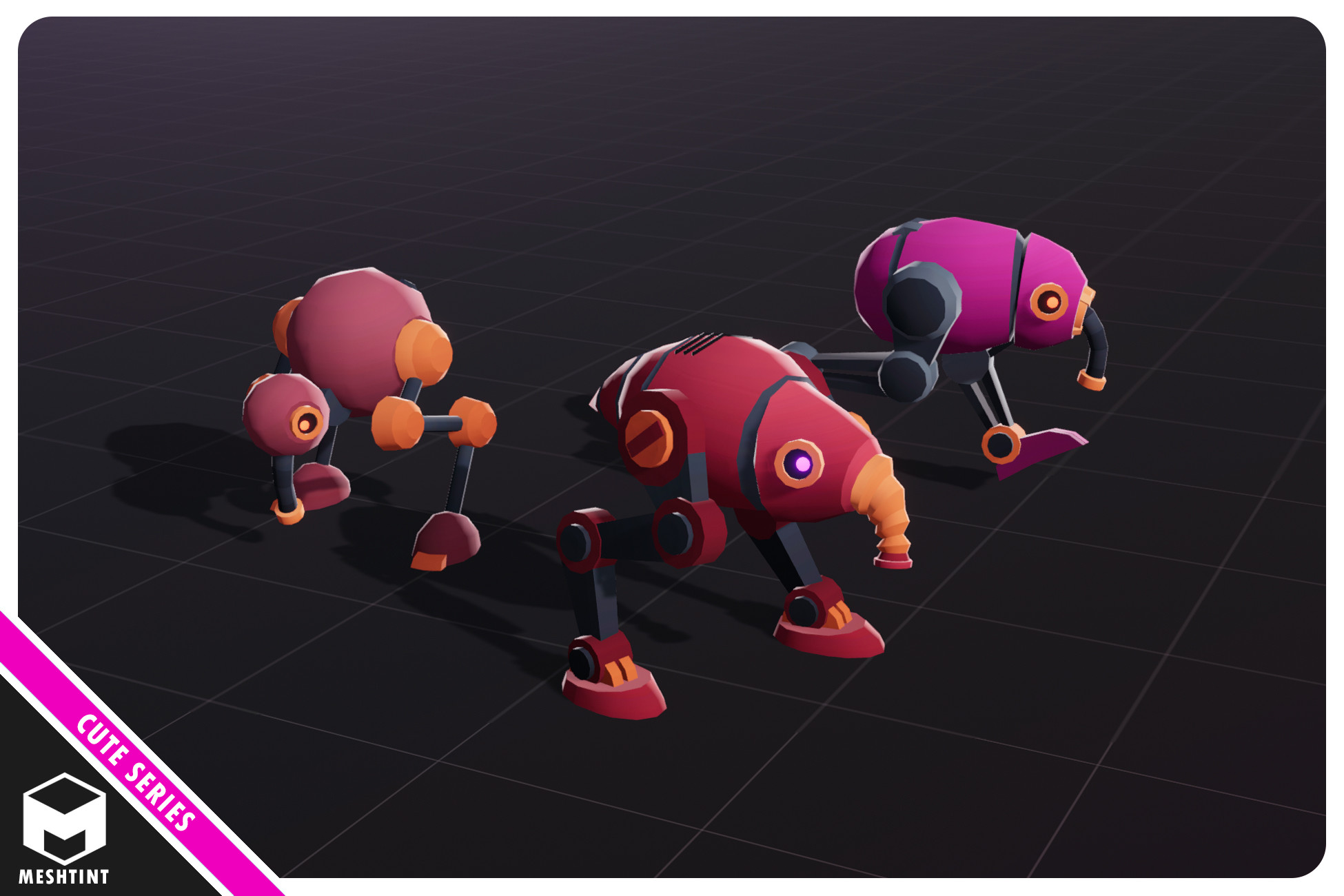 Nozzle Nose Snout Robot Evolution Pack Cute Series | 3D Robots | Unity ...