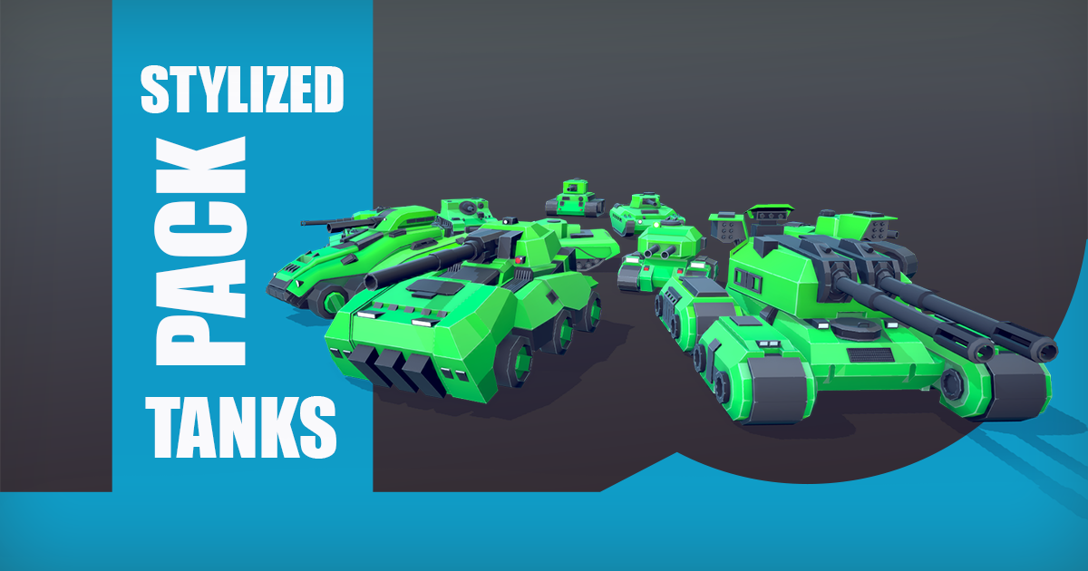 Stylized Tanks Pack | 3D Vehicles | Unity Asset Store