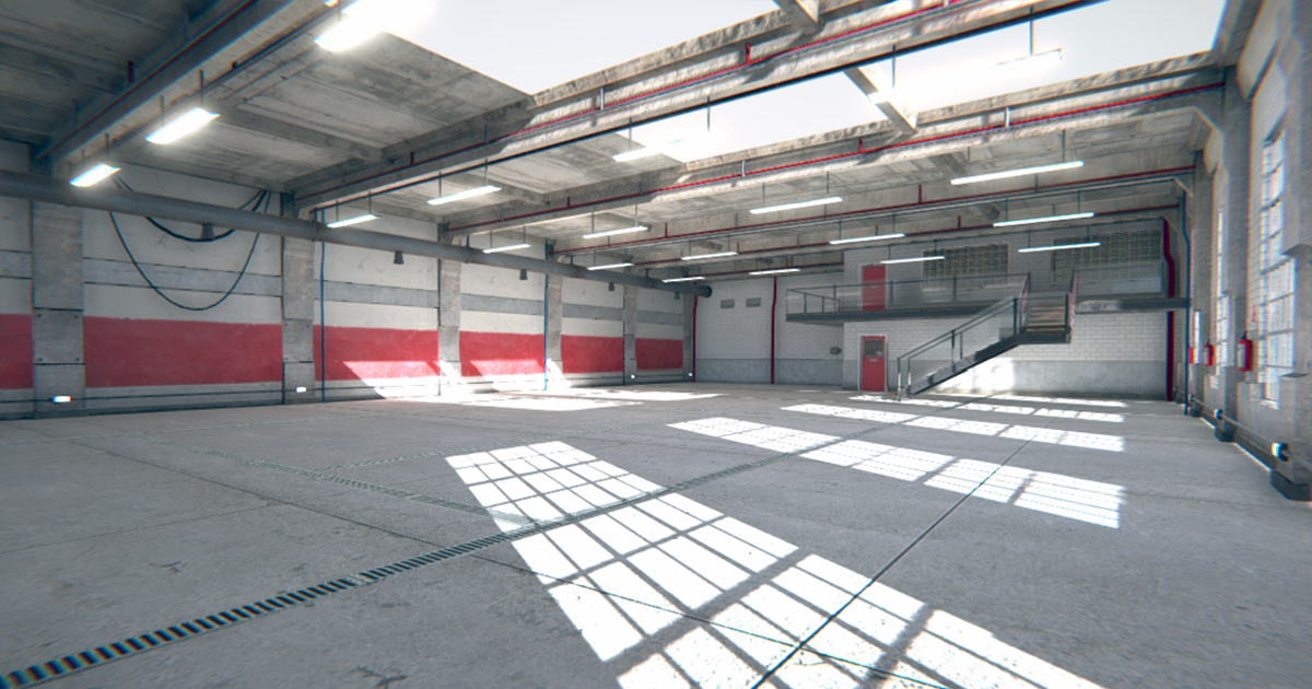 PBR Garage Environment | 3D Industrial | Unity Asset Store