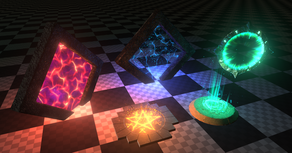 Portals package | VFX Particles | Unity Asset Store