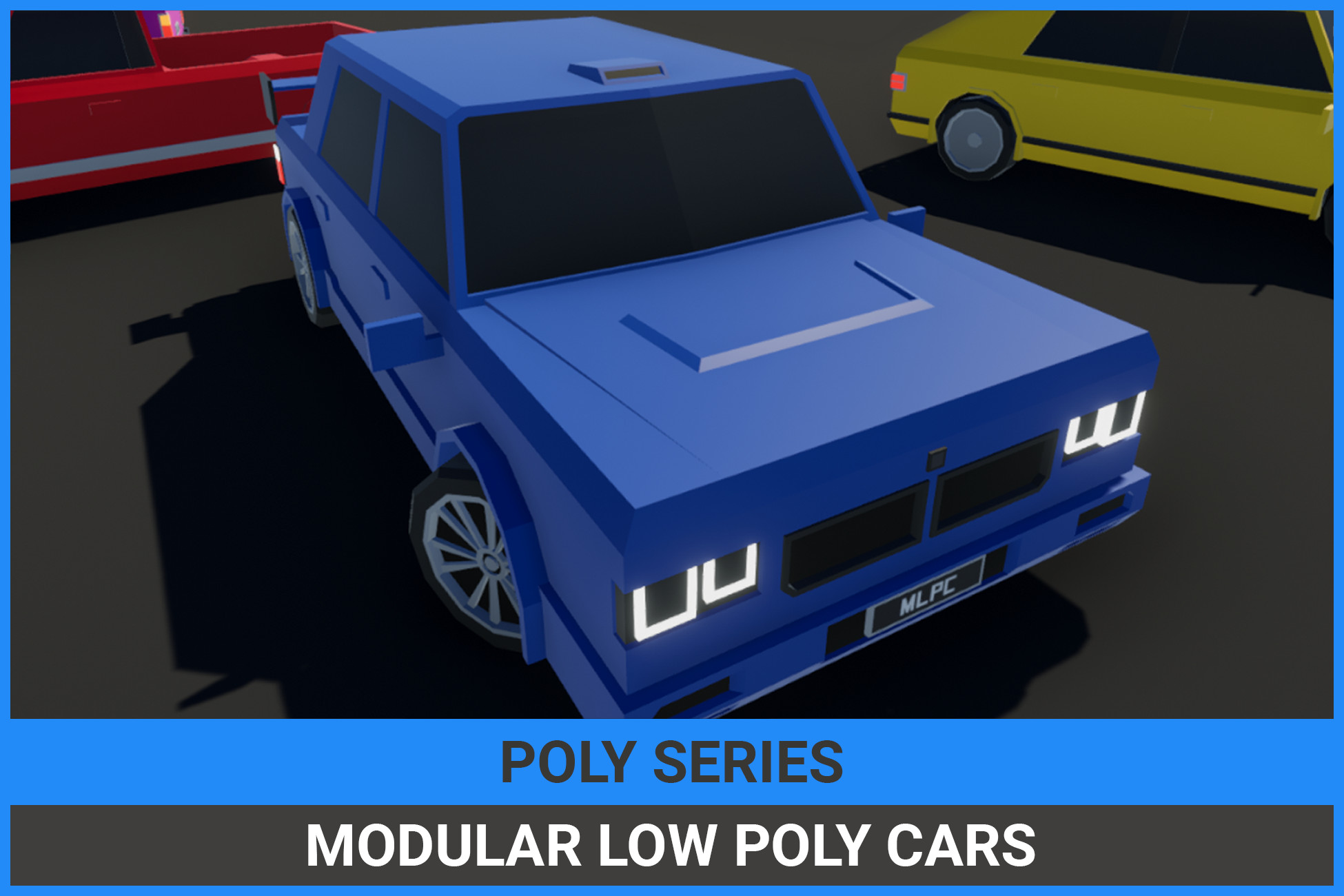 Poly - Modular Cars Low Poly | 3D 지상 | Unity Asset Store