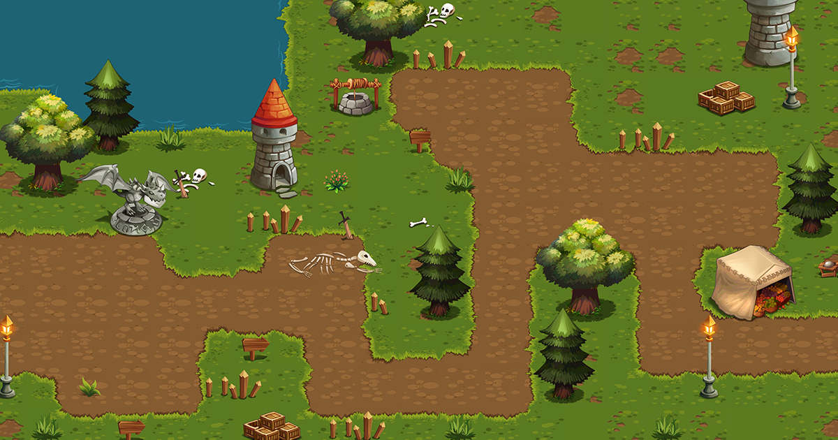 Grassland Tileset | 2D 环境 | Unity Asset Store