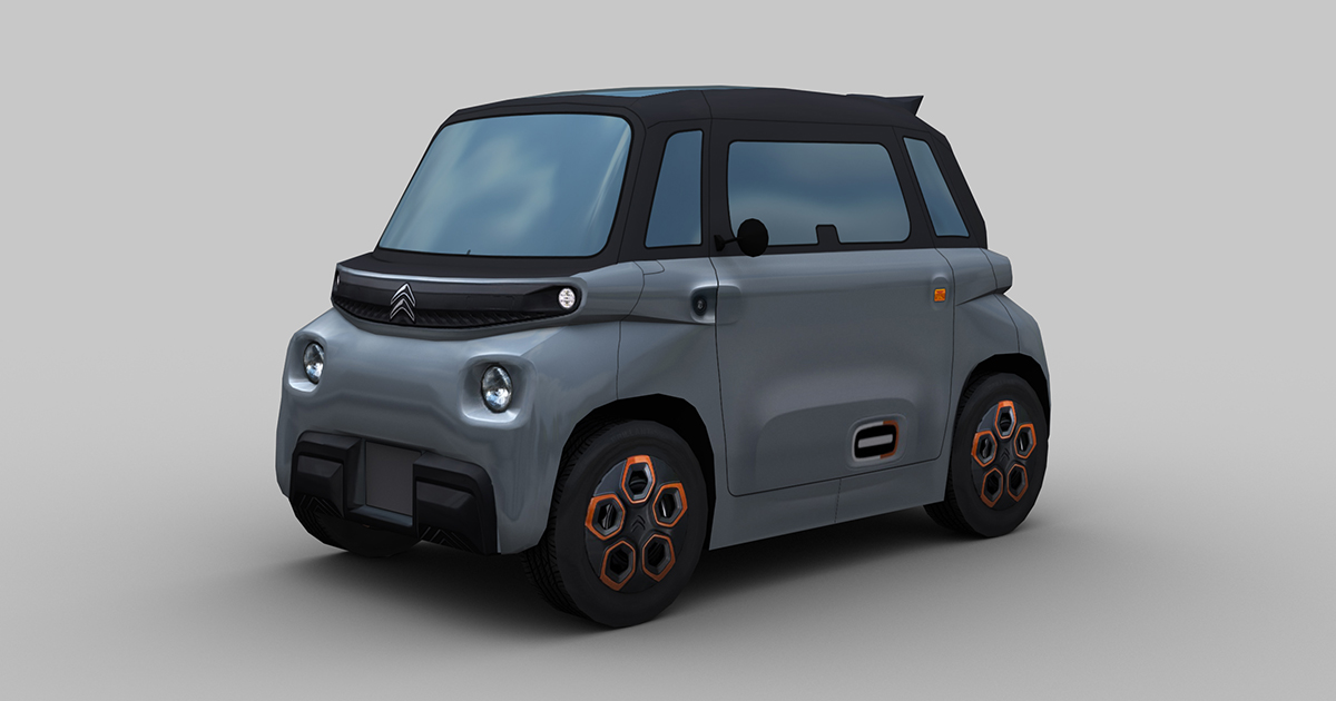 Electric Car Lowpoly | 3D Land | Unity Asset Store