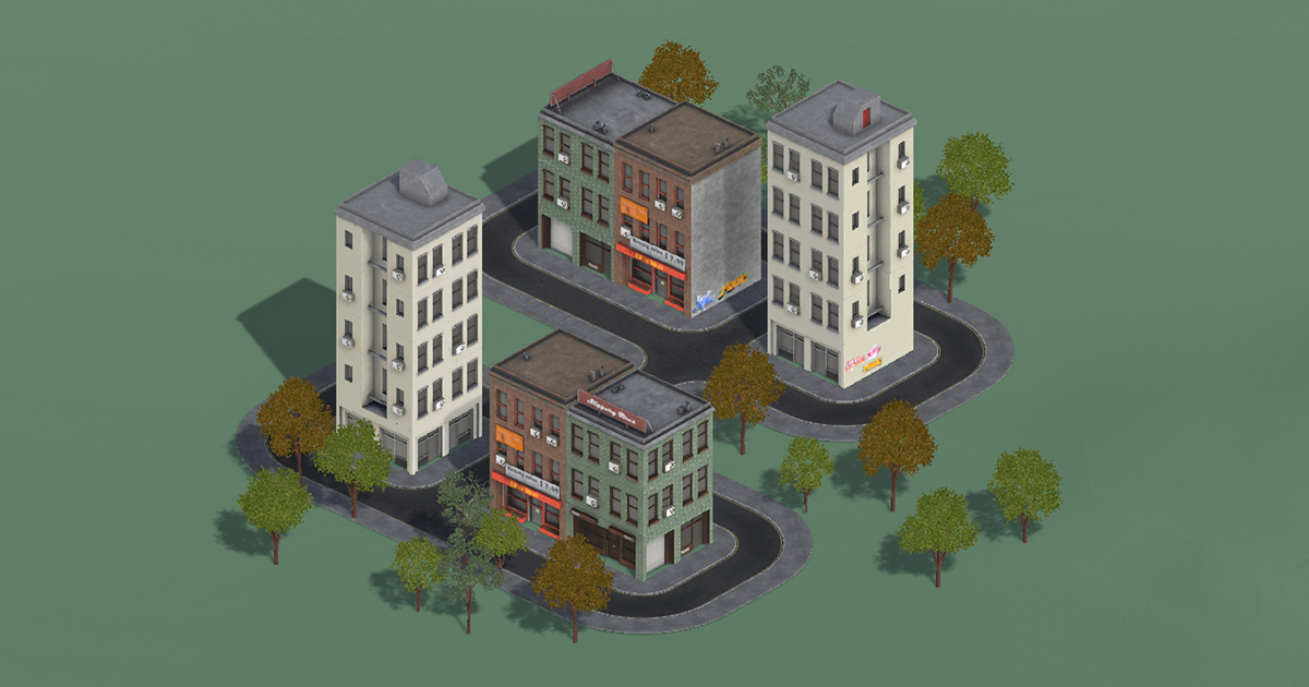 Easy Modular City Lite | 3D Urban | Unity Asset Store