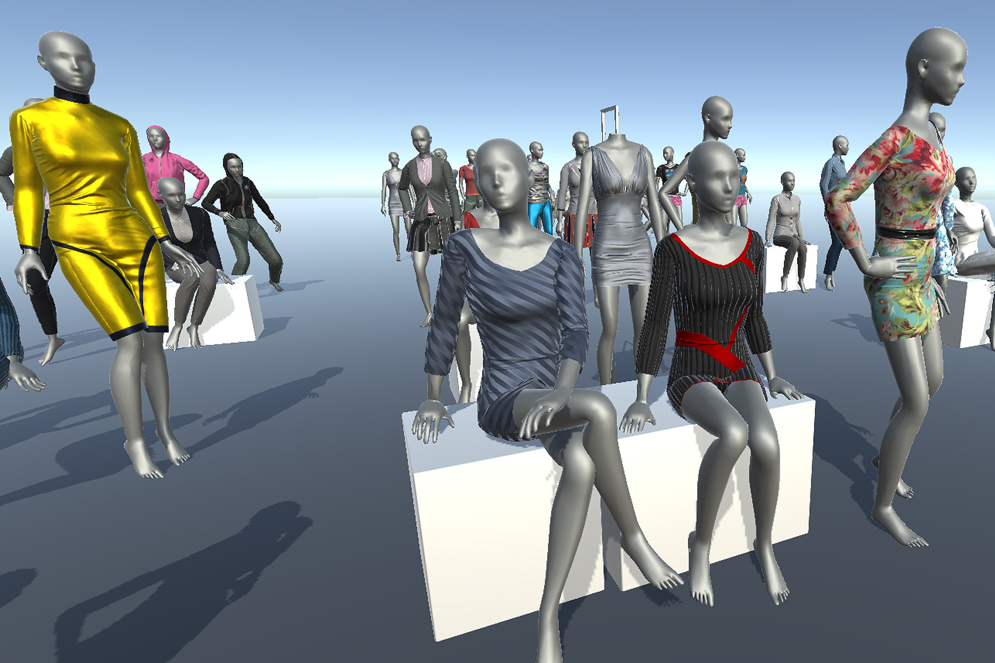Female Mannequins with clothes | 3D Clothing | Unity Asset Store
