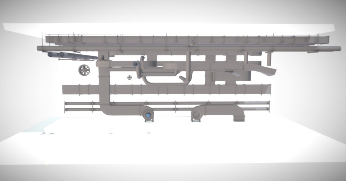 Low Vent System | 3D Industrial | Unity Asset Store