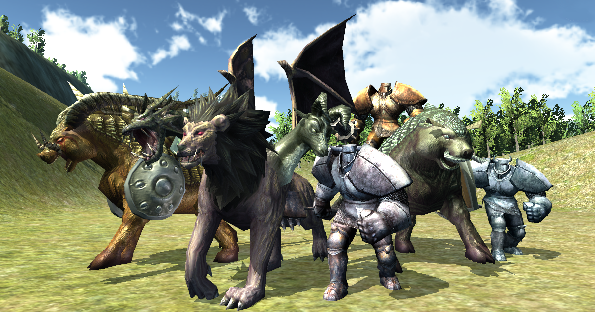 Fantasy Monster(3 in 1) | 3D Creatures | Unity Asset Store