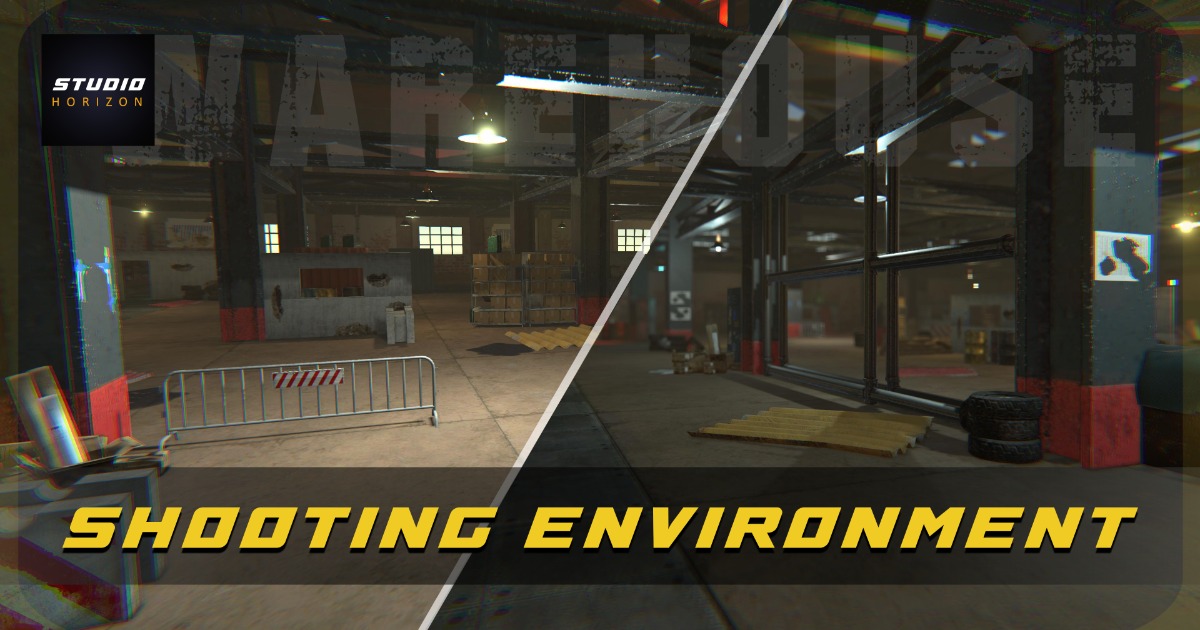 FPS Warehouse - FPS Environment Game Optimized | 3D Industrial | Unity Asset Store