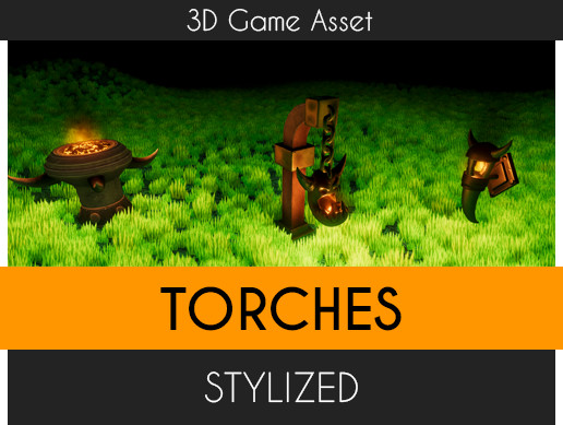 STYLIZED: Torches | 3D Props | Unity Asset Store