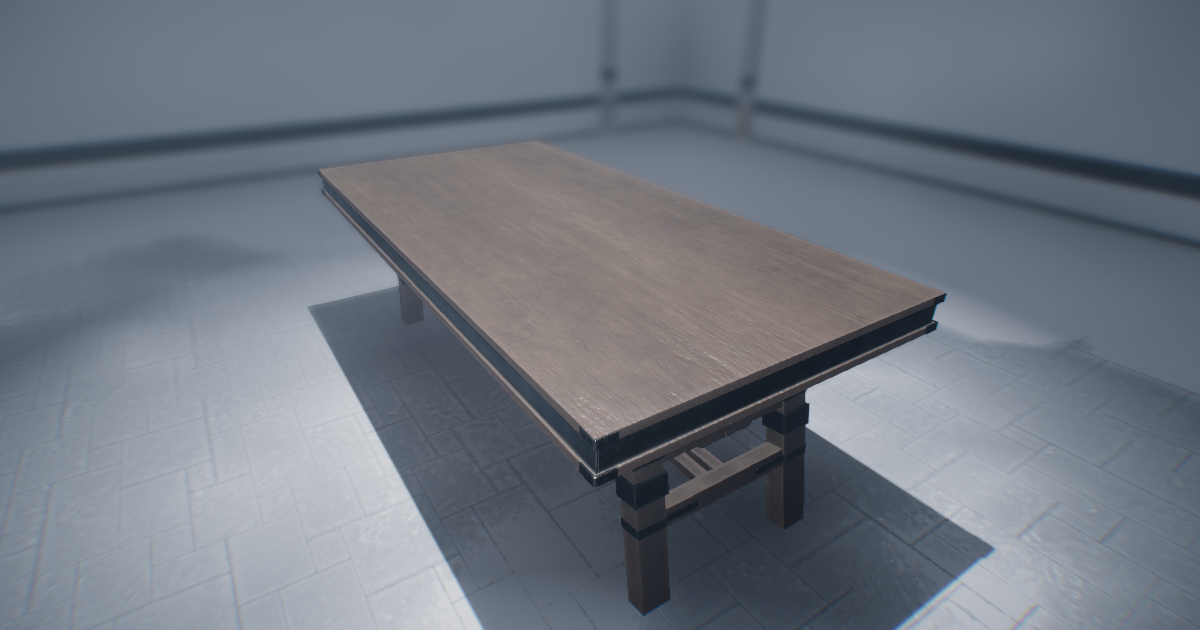 Wooden PBR Table | 3D 소품 | Unity Asset Store