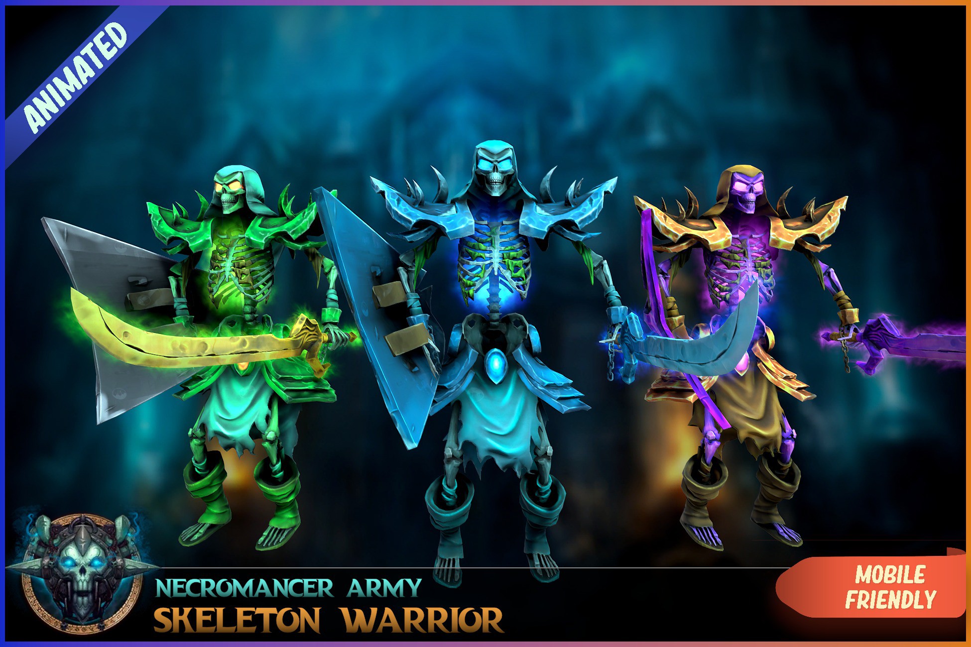 Necromancer Army - Skeleton Warrior | キャラクター | Unity Asset Store