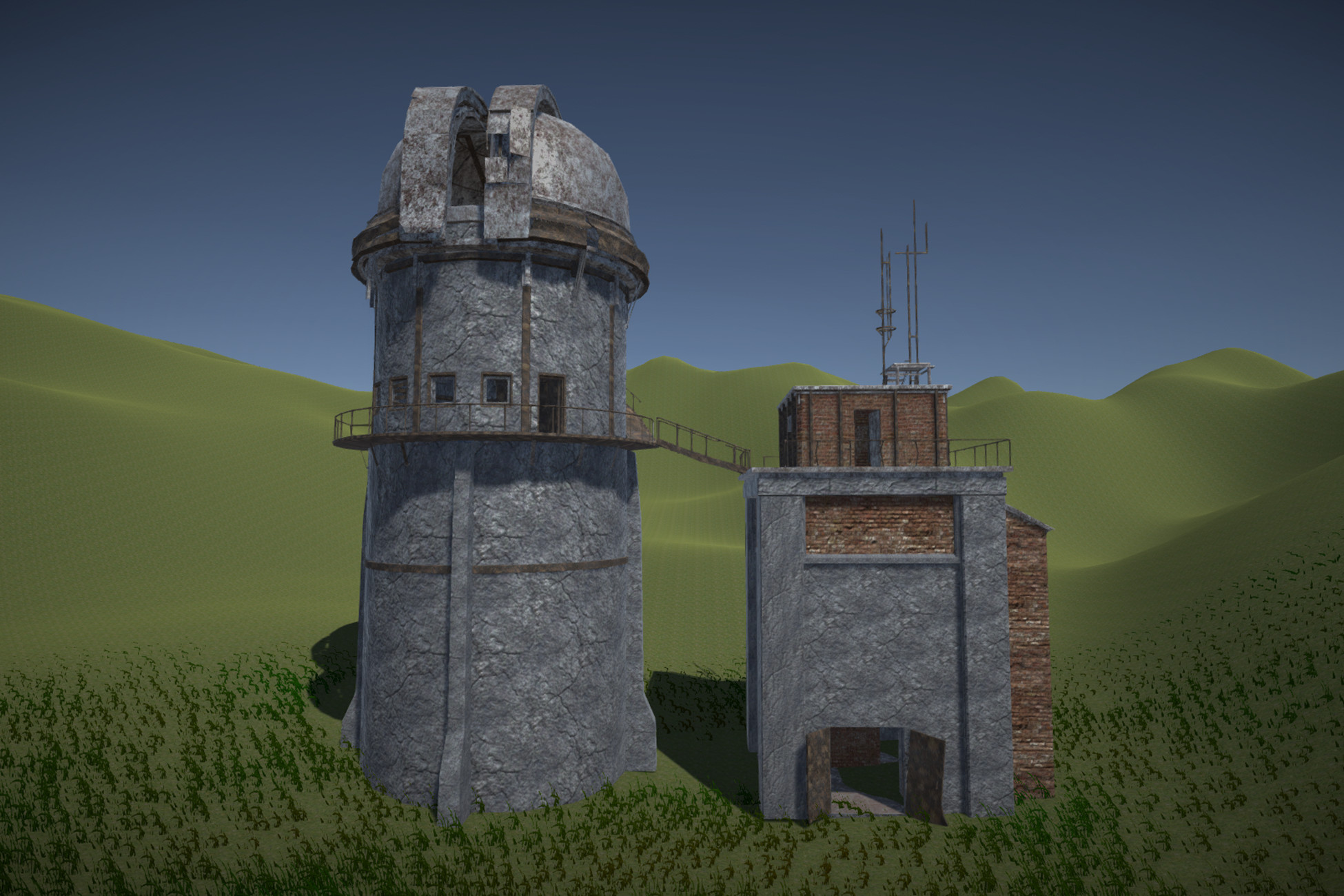 Beton Tower 3d Industrial Unity Asset Store