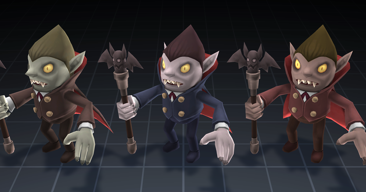 Poly HP - Vampire | 3D Creatures | Unity Asset Store
