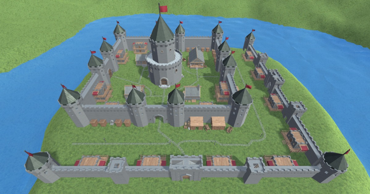 Lowpoly Castle 01 | 3D Environments | Unity Asset Store